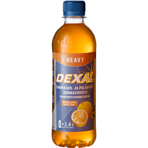 DEXAL HEAVY 0,4L APPELSIINI Tankkausjuoma - Häijään Urheilutarvike ...